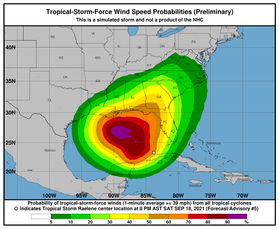 Hurricane Decision Simulator - Storm Selector